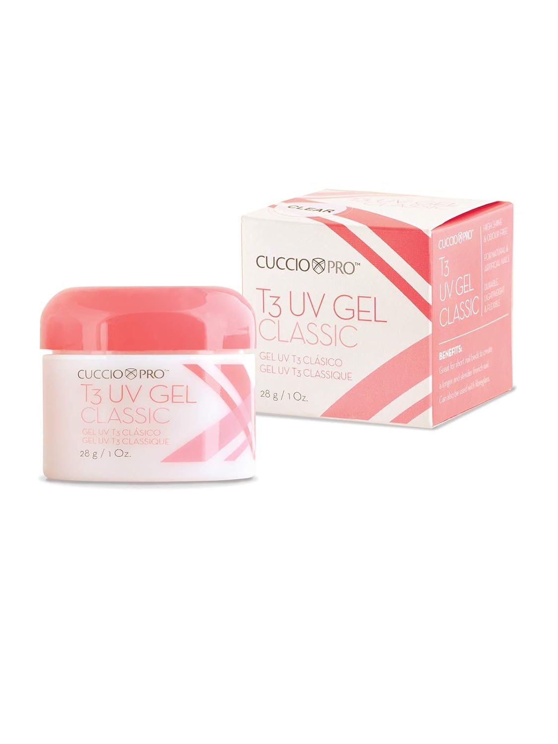 Amazon.com : Cuccio Pro T3 UV Gel Classic - Easy Application - Strength ...
