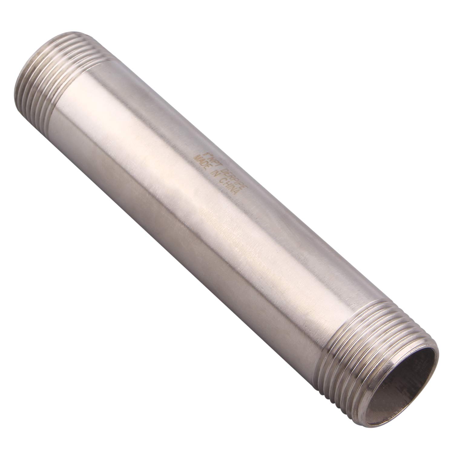 Snapklik.com : 1 X 1 NPT Male Nipple Stainless Steel 304 Cast Pipe ...