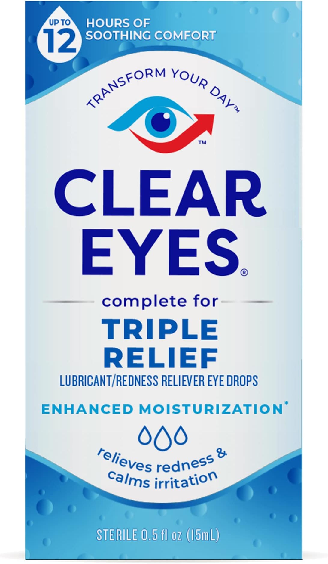 Amazon.com: Good Sense Eye Drops Artificial Tears, Blue, 0.5 Fl Oz ...