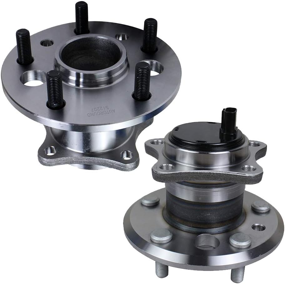 Amazon.com: Autoround Both Rear Driver Passenger Side Wheel Hub and ...