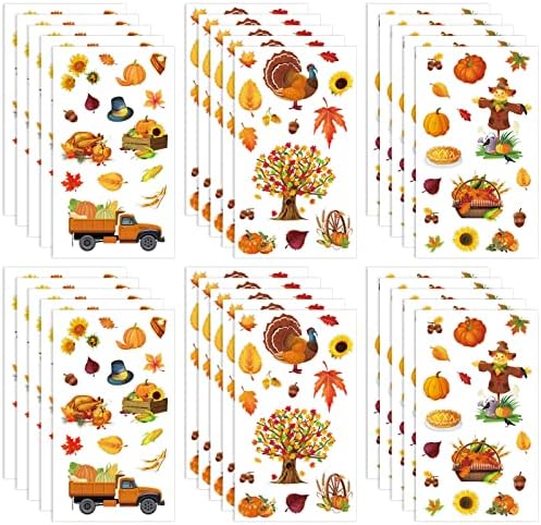 Amazon.com: Fall Stickers Autumn Stickers 640PCS Thanksgiving Stickers ...