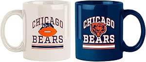 Amazon.com: logobrands Chicago Bears 15oz. Color Mug 2-Pack Set ...