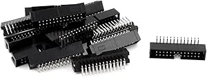 Amazon.com: uxcell 16 unids 2x13 Pin Box Header Conector IDC Macho ...