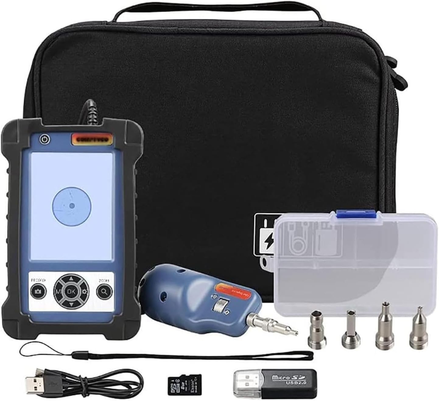 Amazon.com : Handheld Fiber Detector, 400X Fiber Optic Inspection Kit ...