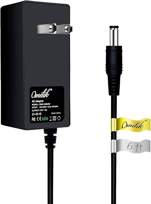 Amazon.com: Omilik UL Listed 6FT 12V AC Adapter for X Rocker Gaming ...