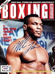 Mike Tyson Autographed Boxing Illustrated Magazine Cover Vintage # ...