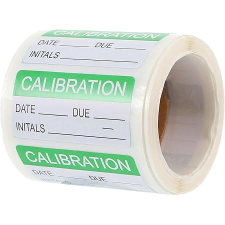 Amazon.com : TEHAUX 1 Roll/300pcs Calibration Stickers, Green ...
