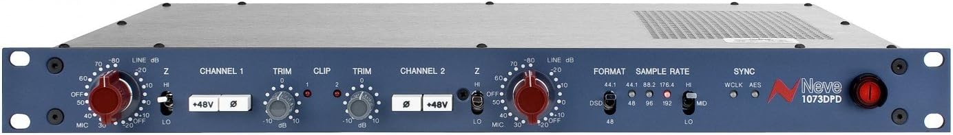 Amazon.com: Neve 1073 DPD 2-Channel Microphone Preamp - Digital Outputs ...