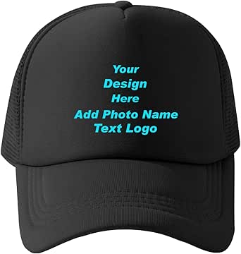 Custom Hat for Men Personalized Baseball Cap Design Your Own Custom ...