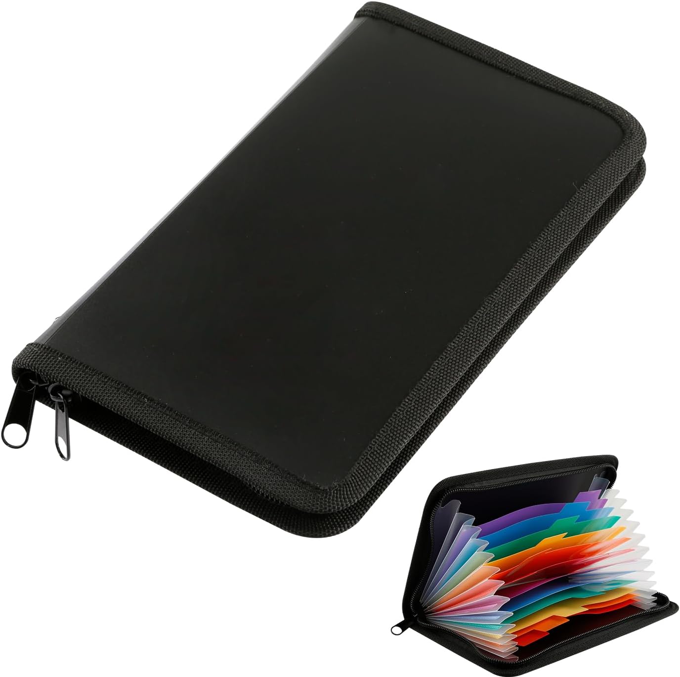 Rumyve Mini Accordian File Folder,13 Pockets Expanding File Organiser ...
