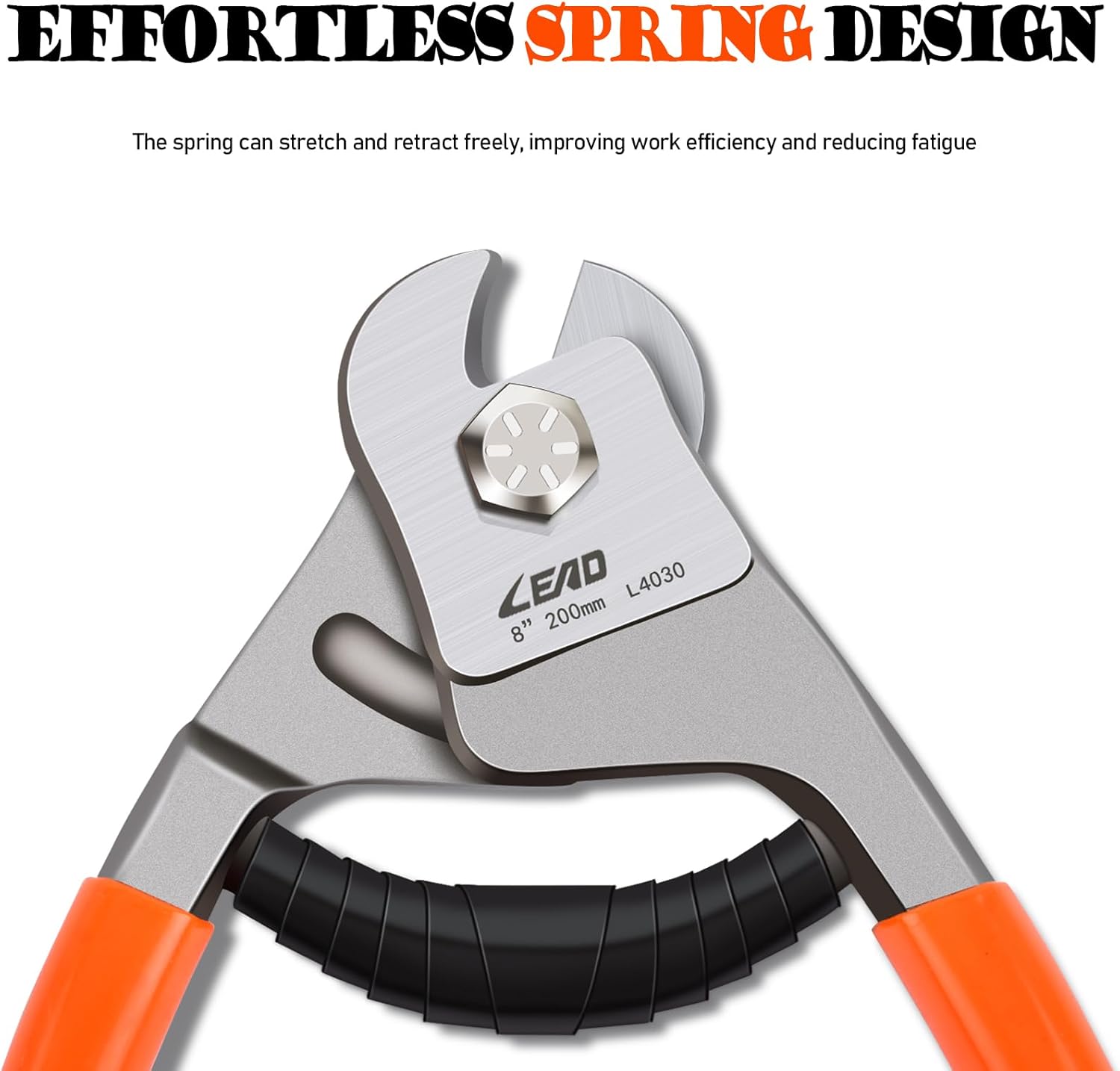 LEAD 8-inch steel wire rope cutter, capable of cutting various types of ...