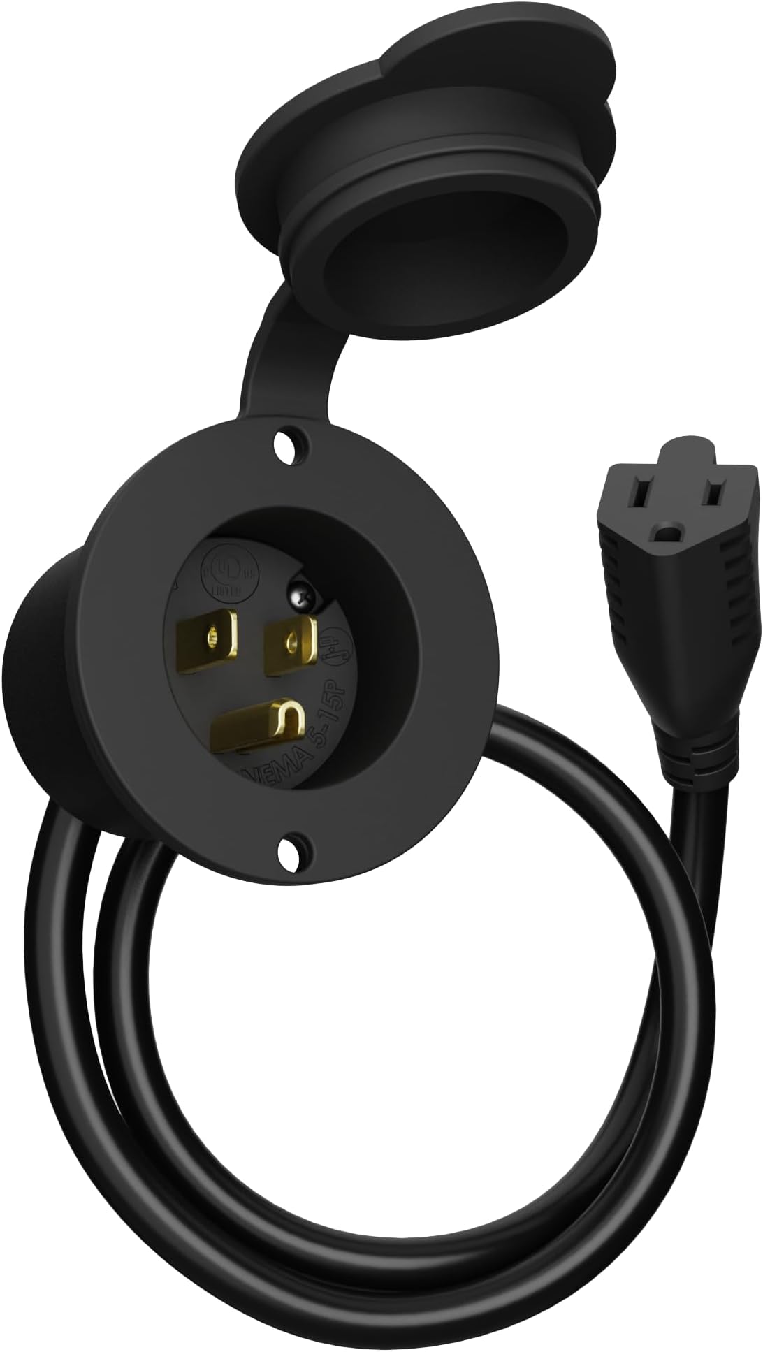 Amazon.com: 15 Amp AC Power Inlet Port Charger Plug, by Journeyman-Pro ...