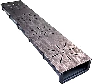 Outdoor Patio Shallow Channel Drain System, Stainless Steel Trench ...