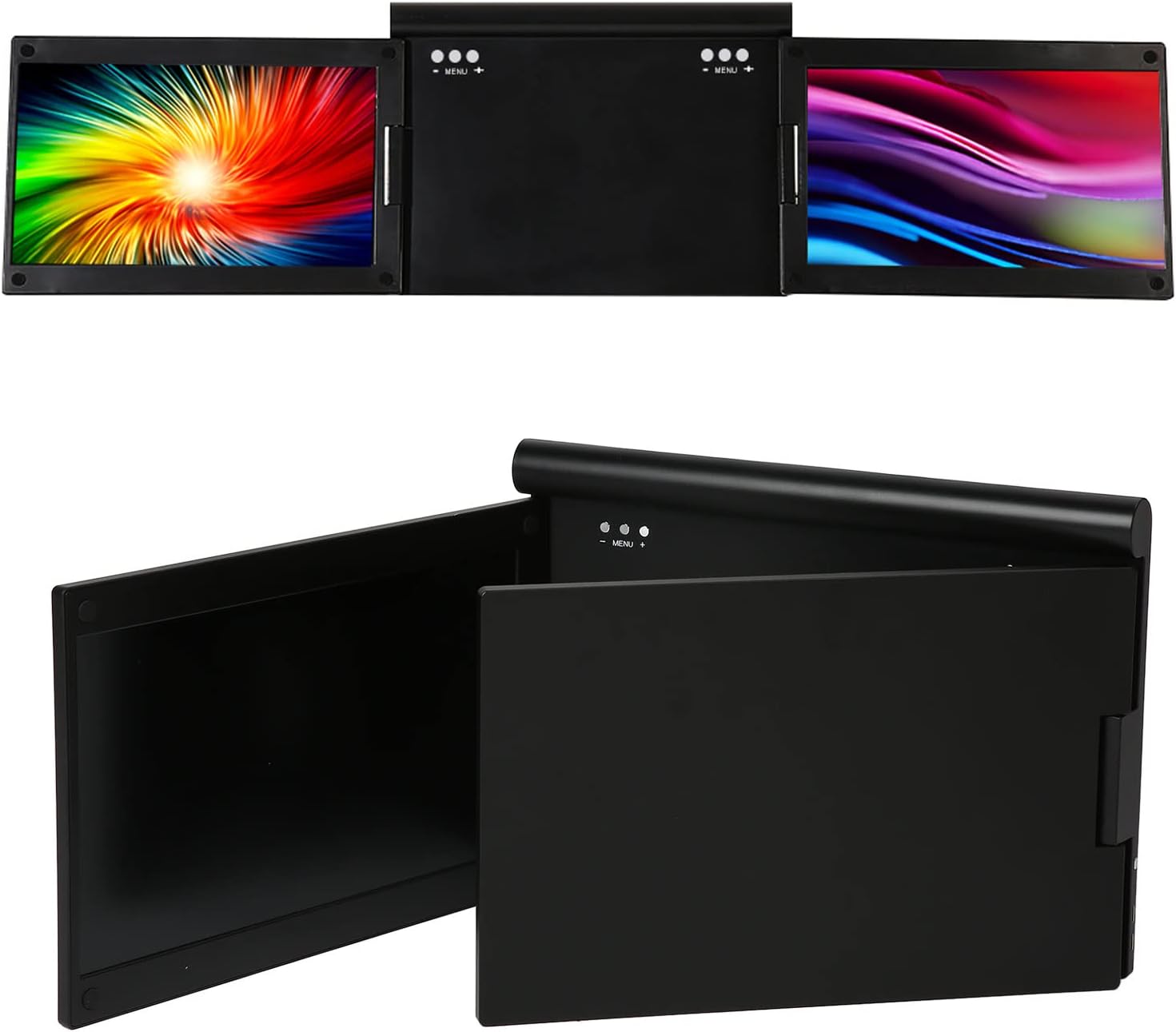 Extensor de pantalla de monitor extendido portátil dual para portátil ...