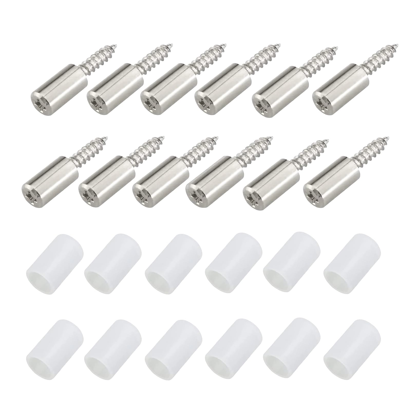 12 PCS Shelf Support Pegs, Self-tapping Integrated Screws, All-in-1 ...