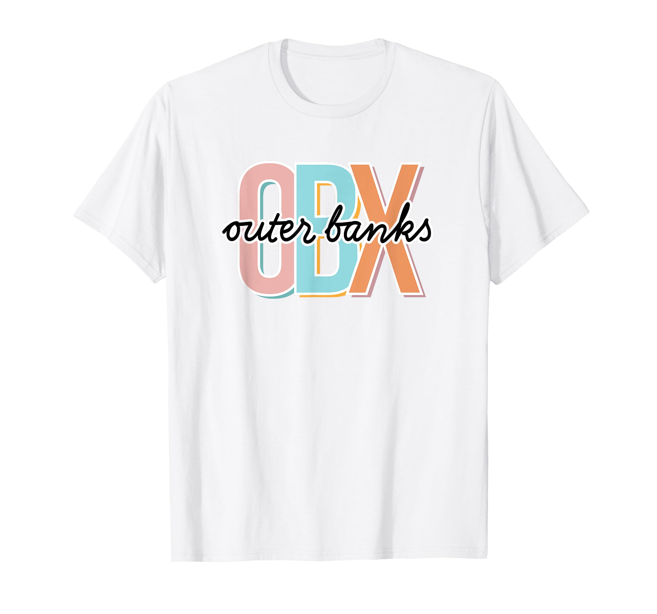 Amazon.com: OBX Outer Banks North Carolina Summer Retro Preppy ...