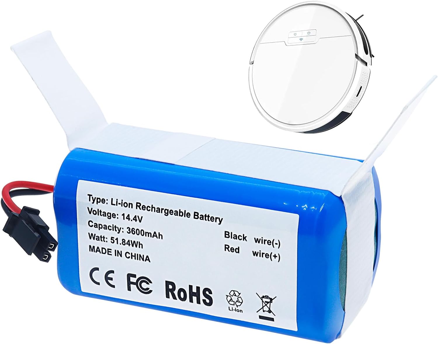 Amazon.com: Replacement Battery Compatible with Tikom G8000Pro Robot ...