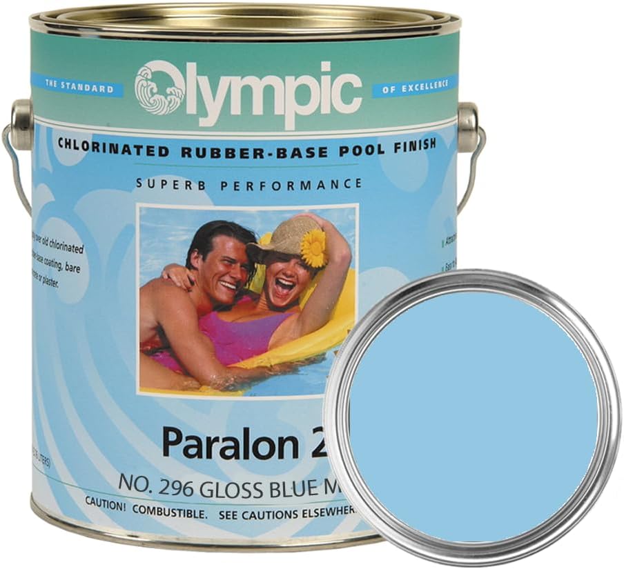 Amazon.com: Olympic Pool Paint - Paralon 2 - Blue Mist - 1 Gallon ...