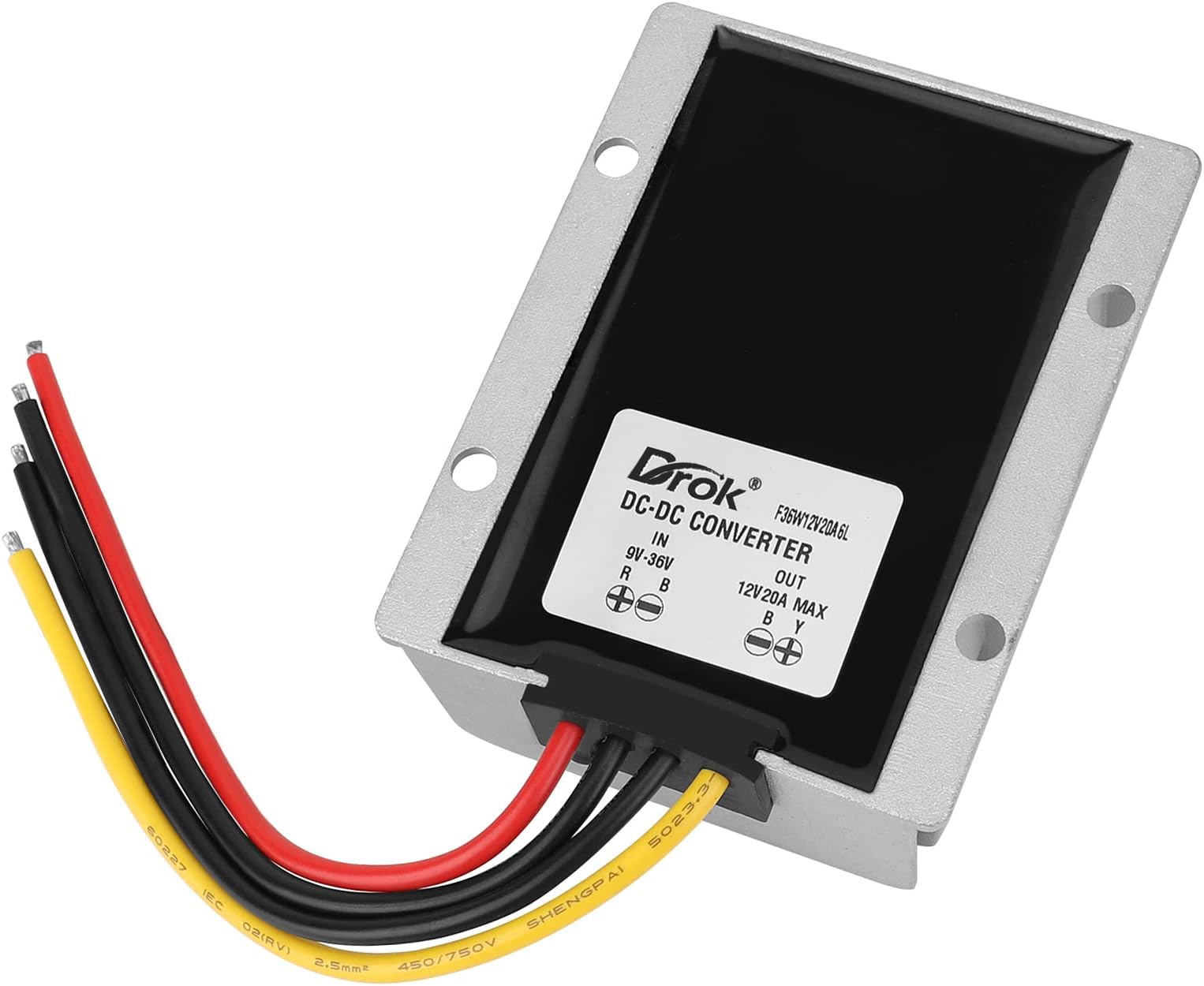 Amazon.com: Step Down Converter 12v 20a 240w for 18v to 12v Step Down ...