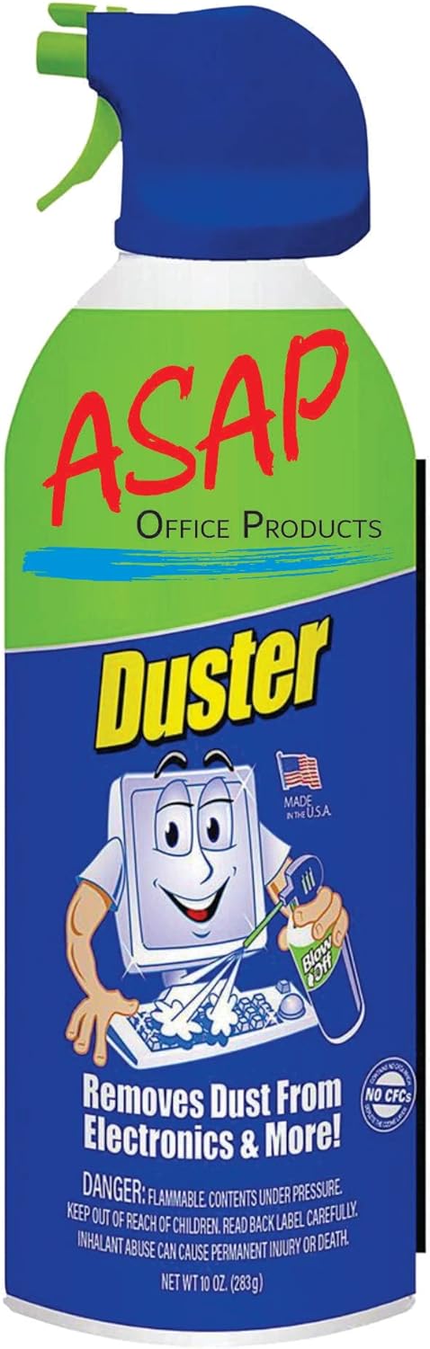 Amazon.com: Can Air, Compressed Air Duster, 10 oz Can, Disposable ...