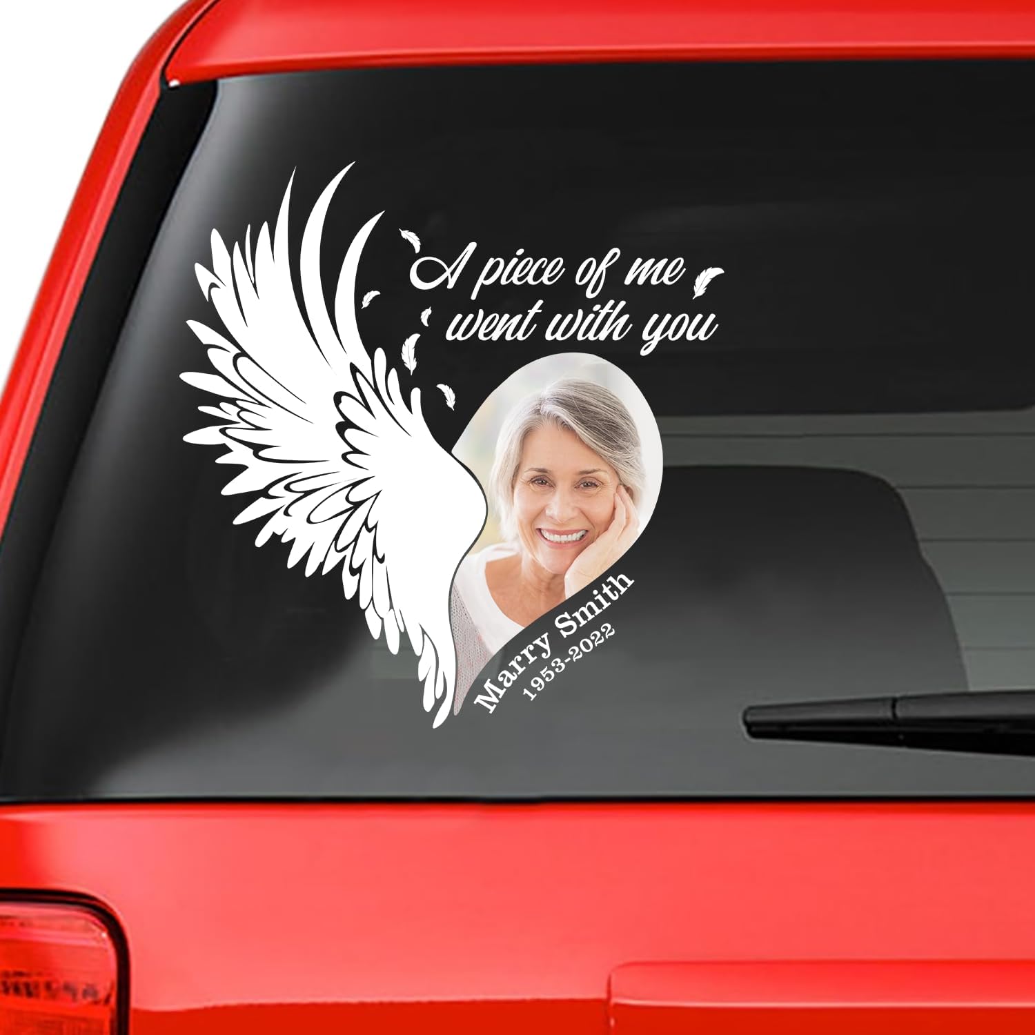 Amazon.com - in Memory of Personalized Memorial Decals. Loss of Loved ...