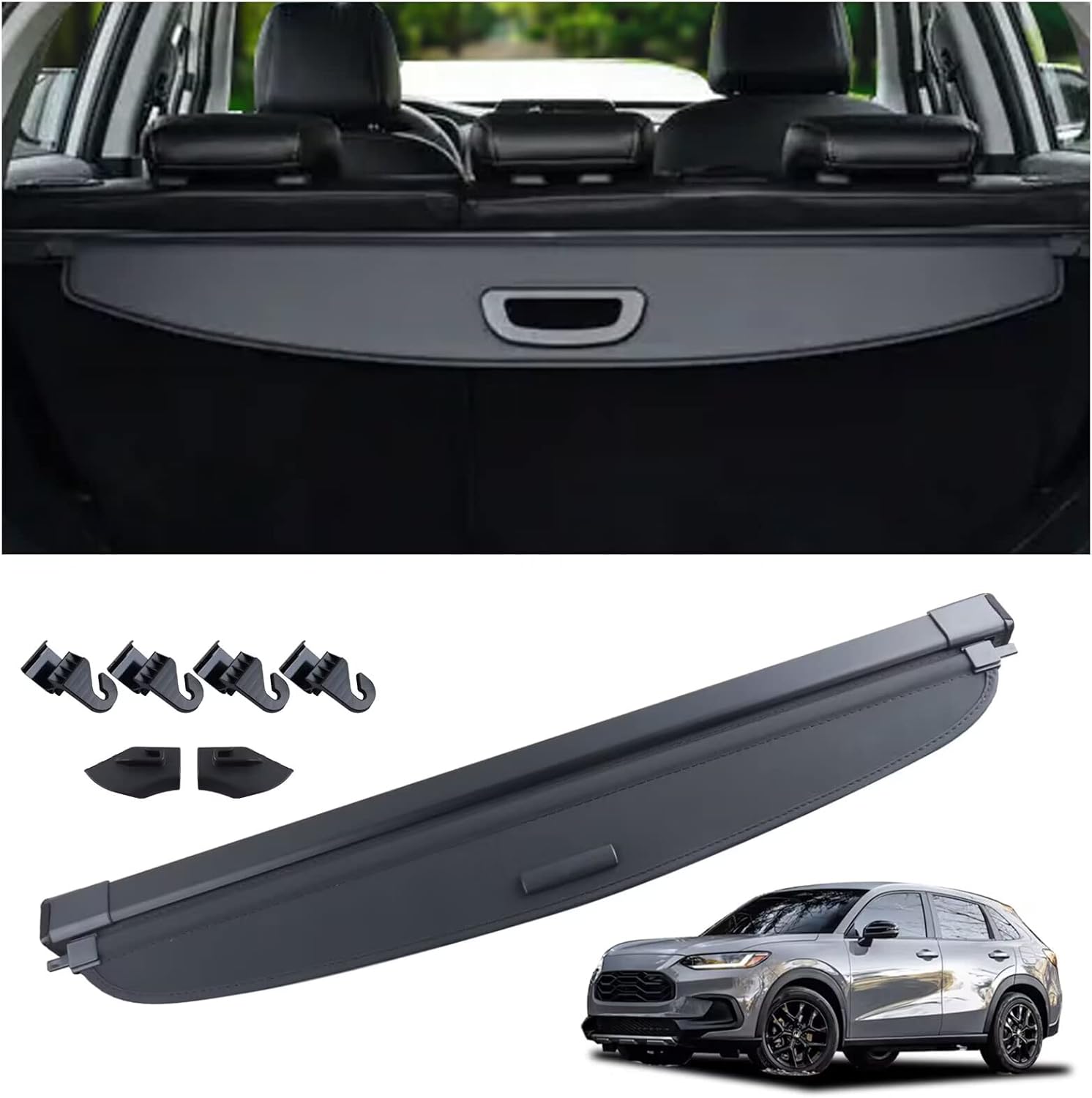 Amazon.com: SAOKNCE Cargo Cover Fit for 2023 Honda HR-V HRV Rear ...