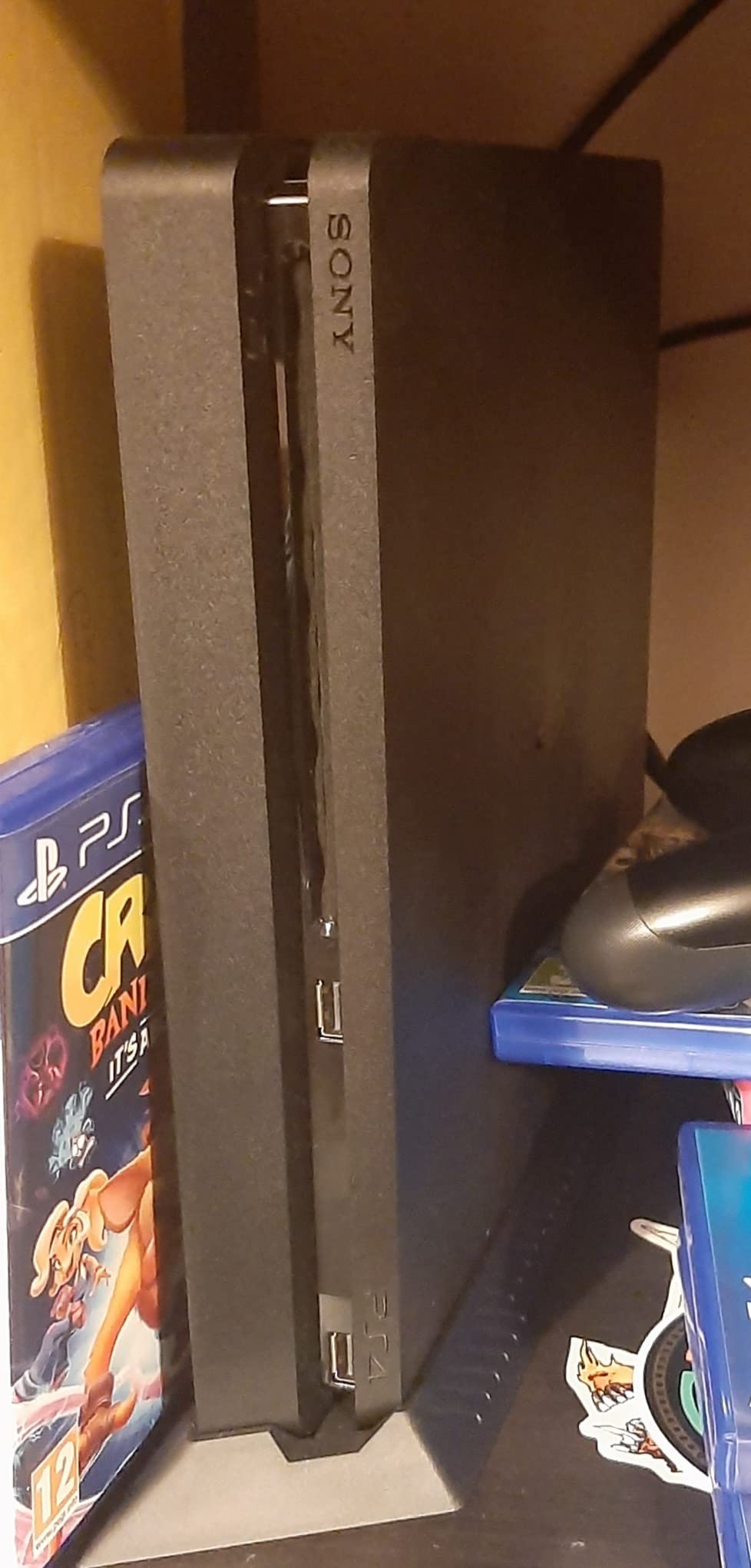 KlsyChry PS4 Slim Stand, PS4 Slim Vertical Stand for Playstation 4 Slim ...