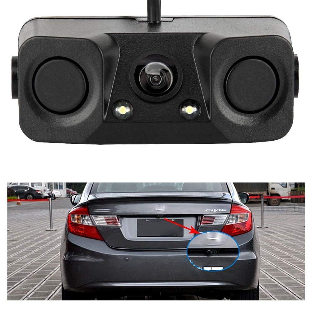 Buy 3NH® 3 In 1 Universal 12V Car Parking Sensors Reverse Radar System ...