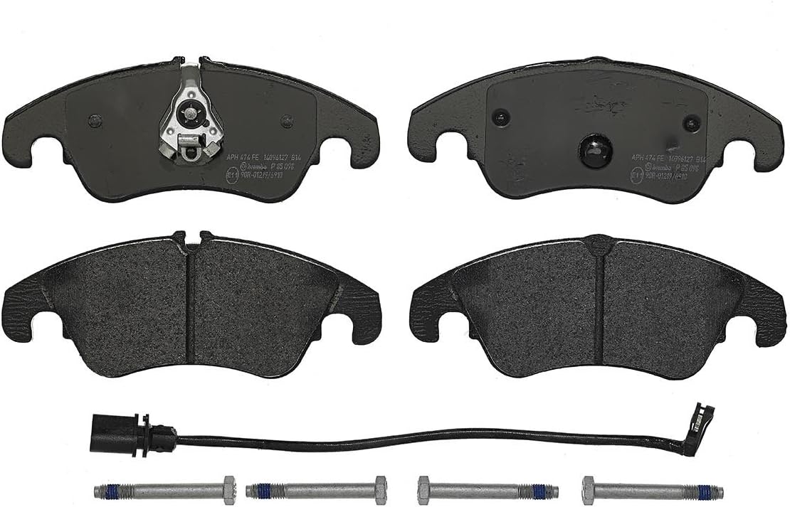 Amazon.com: Brembo P85098 Low-Met Front Disc Brake Pad Set AUDI/AUDI ...
