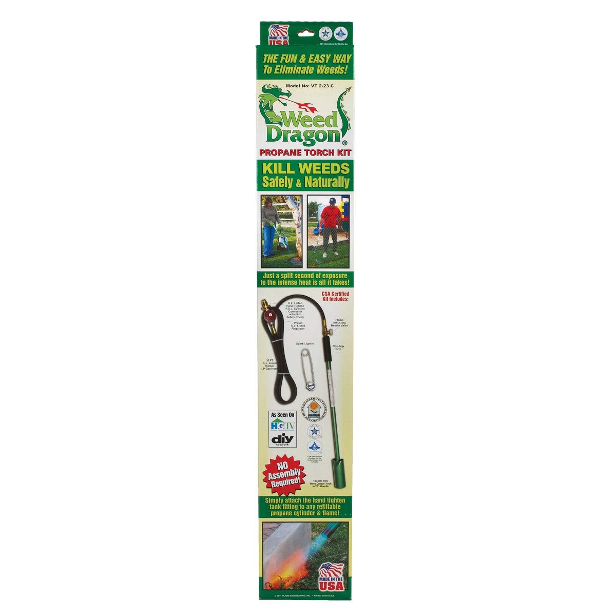 Red Dragon VT 2-23 C Weed Dragon 100,000-BTU Propane Vapor Torch Kit ...