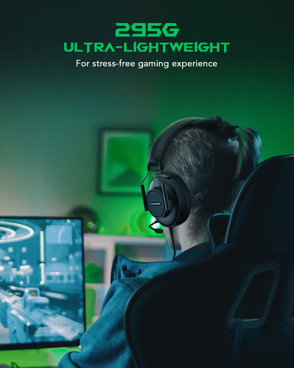 Snapklik.com : Black Shark Gaming Headset, Open Acoustic Gaming ...