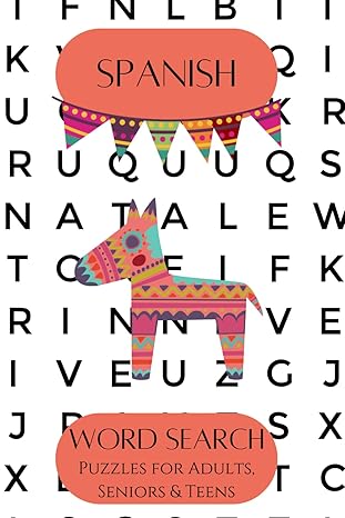 Spanish Word Search Puzzle Book: Word Searches with Easy to Read Print ...
