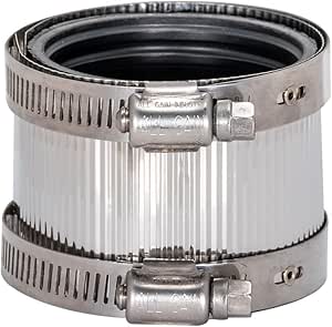 Amazon.com: 2 Inch No-Hub Coupling with Stainless Steel Clamps, 43403 ...