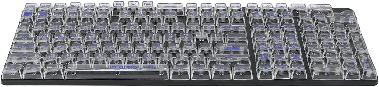 Amazon.com: Clear Keycaps, Wear Resistance Ergonomic Design Mechanical ...