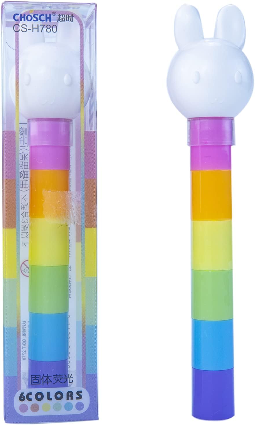 Amazon.com : Gel Highlighters Can be Spliced,Solid Highlighter Use to ...