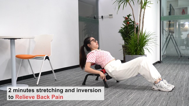 Watch portable inversion table for relive back pain on Amazon Live