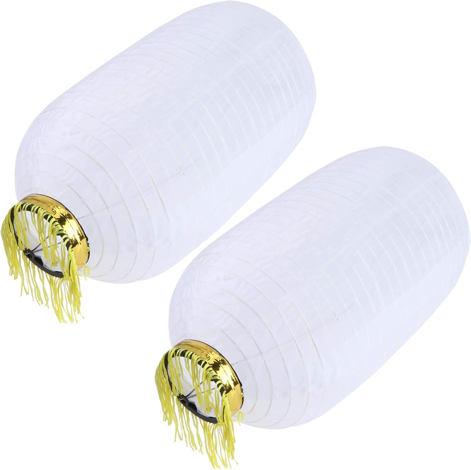 Amosfun 2 linternas blancas chinas japonesas impermeables plegables de ...