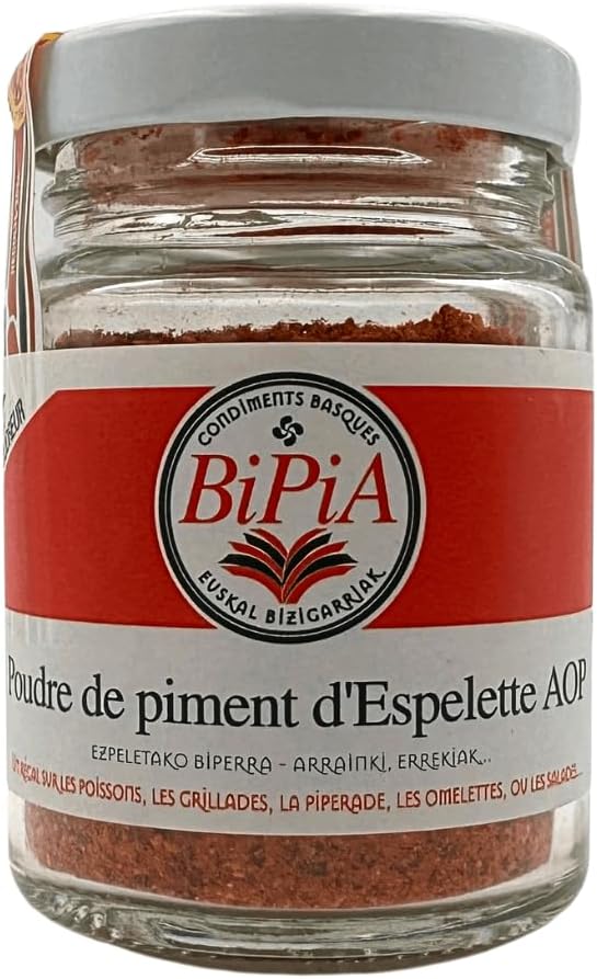 Piment D'Espelette French Red Chilli Powder 40 g Jar Basque : Amazon.co ...