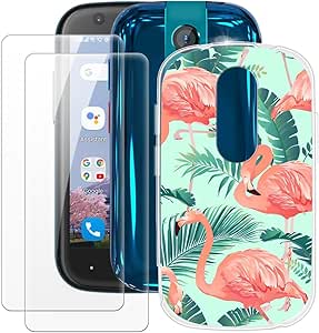 Amazon.com: MILEGAO Unihertz Jelly 2 Case + 2PCS Screen Protector ...
