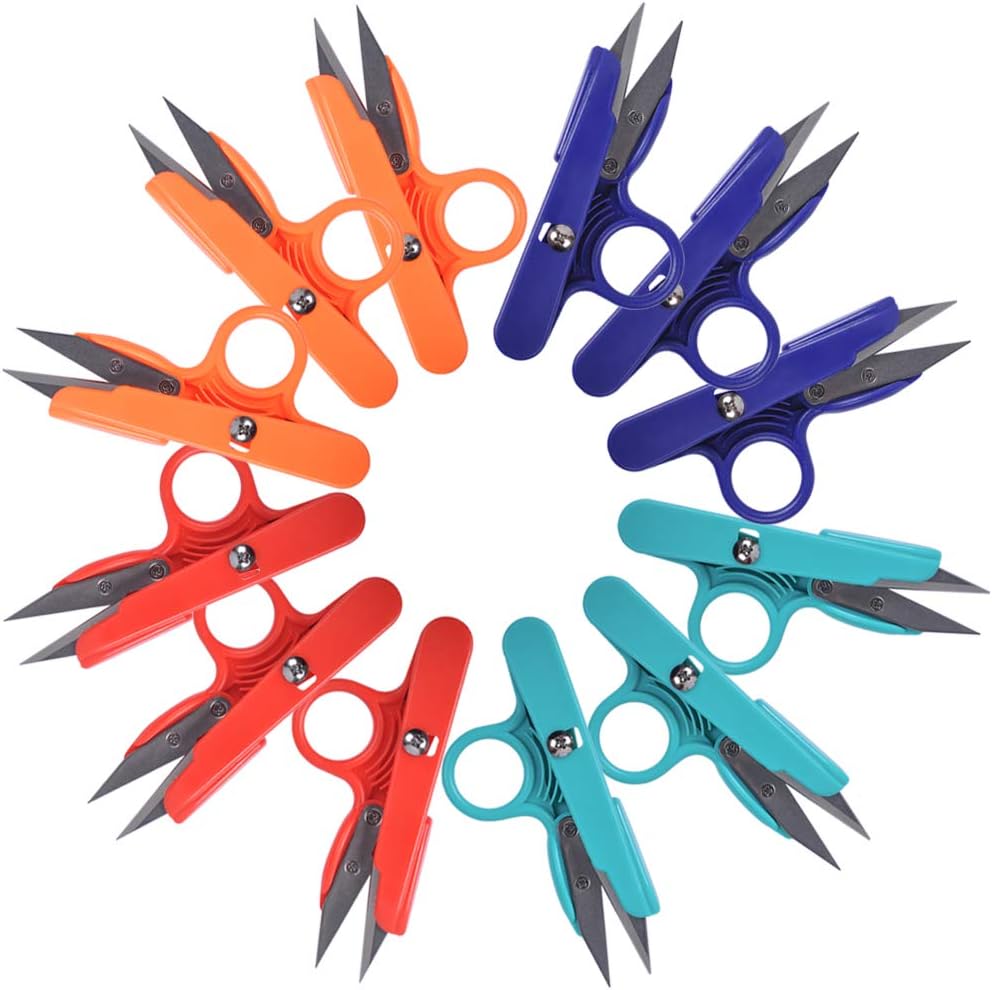 Amazon.com: UCEC 4.7 Inch Thread Snips, Crochet Sewing Scissors Yarn ...