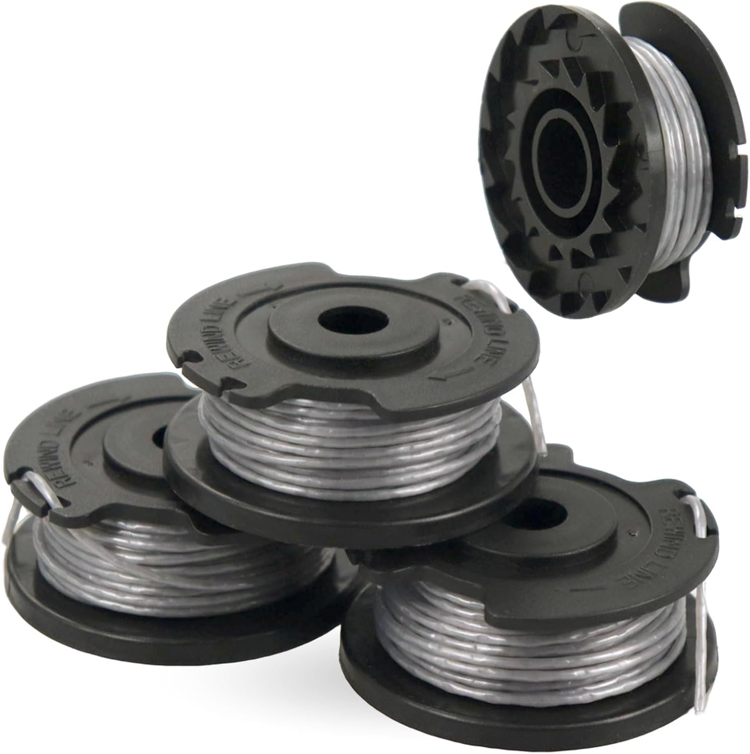 Beamely 4 Pcs Strimmer Spool and Line For BOSCH, Standard Lawn Mower ...