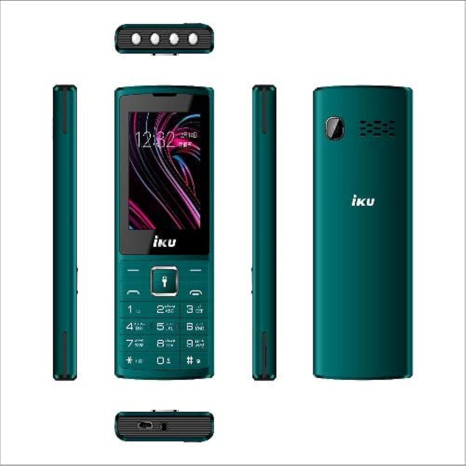 IKU S5 32MB - اخضر، من اي كيه يو، اس 5، بشريحتين : Amazon.eg