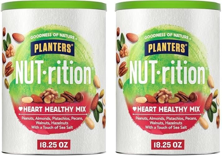 Amazon.com: PLANTERS NUT-rition Heart Healthy Nut Mix, Snack Mix, 18.25 Oz (Pack of 2)