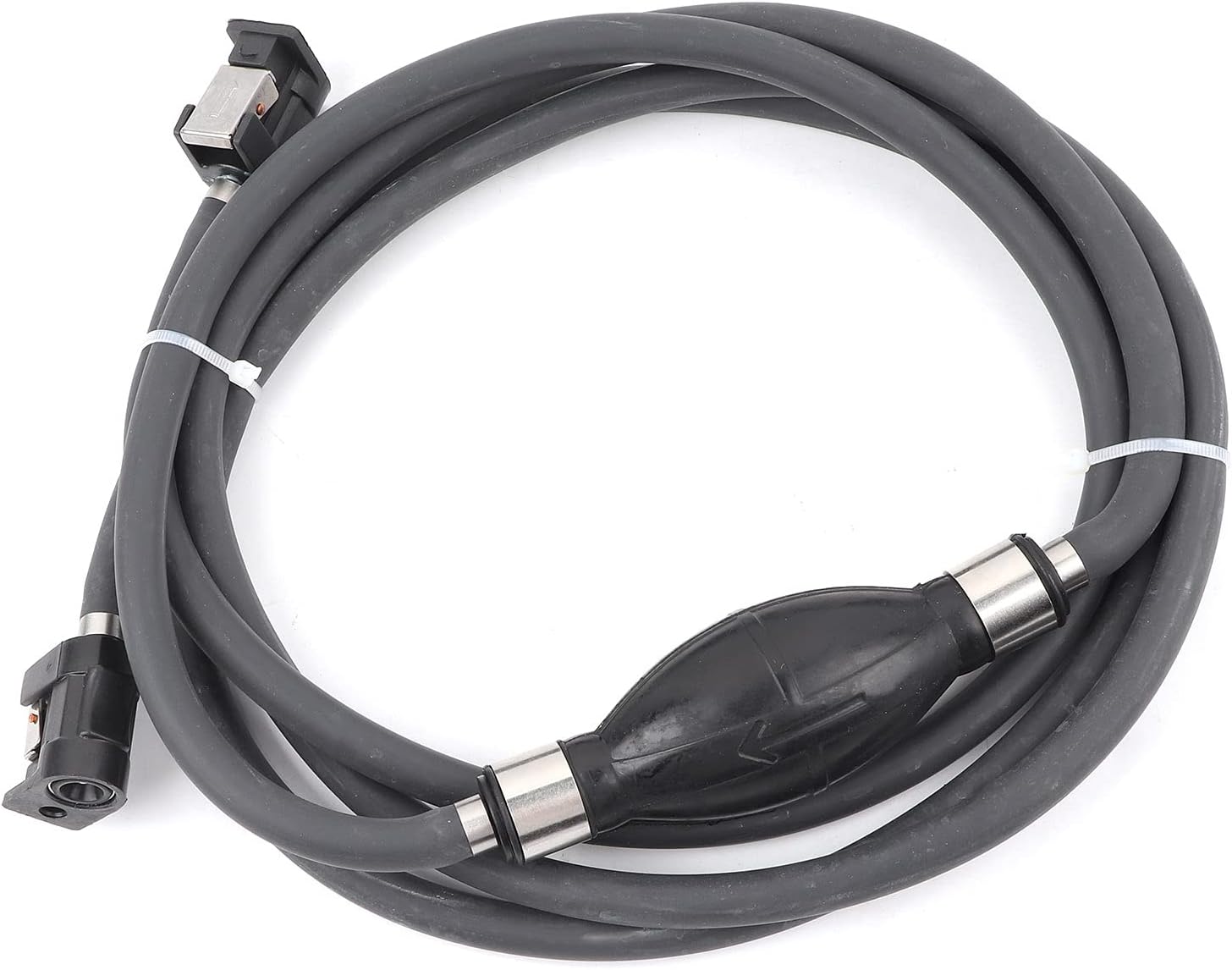 Amazon.com: Clear Fuel Line Assembly Hose, 3/8" (10mm) Marine Outboard ...