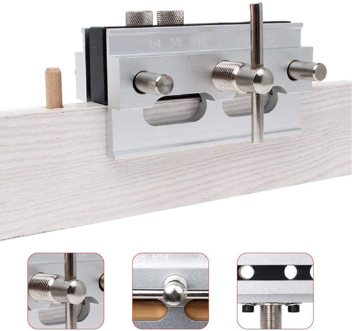DHA Self Centering Doweling Jig for Thick Timbers, Drilling Guide ...
