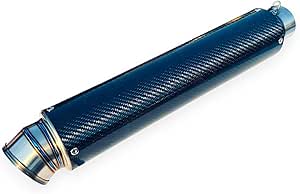 Amazon | 汎用! 60.5MM チタン カーボン TI CARBON サイレンサー マフラー (550MM) | バイクマフラー | 車＆バイク