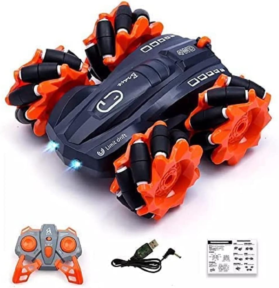 Crizer Plastic Rechargeable High Speed Drift Plastic Stunt Car RC Off ...