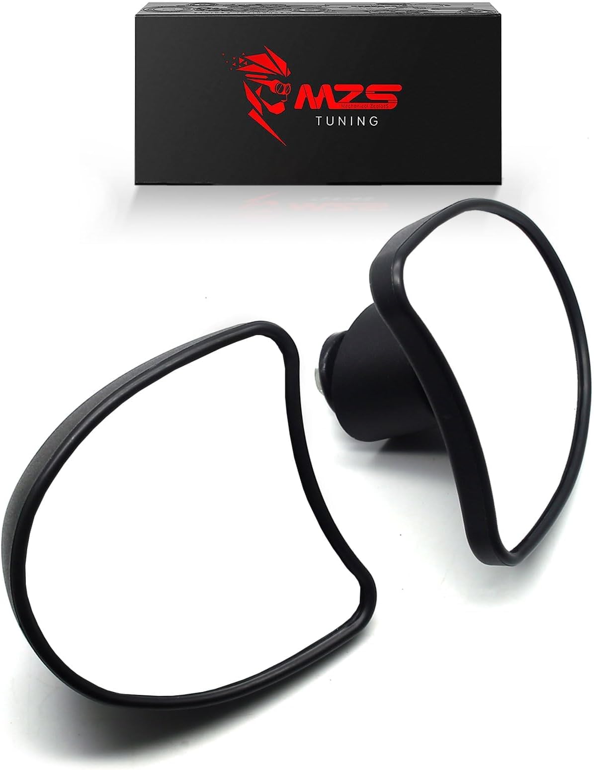 Amazon.com: MZS Motorcycle Fairing Mount Mirrors, 10mm Touring Inner ...