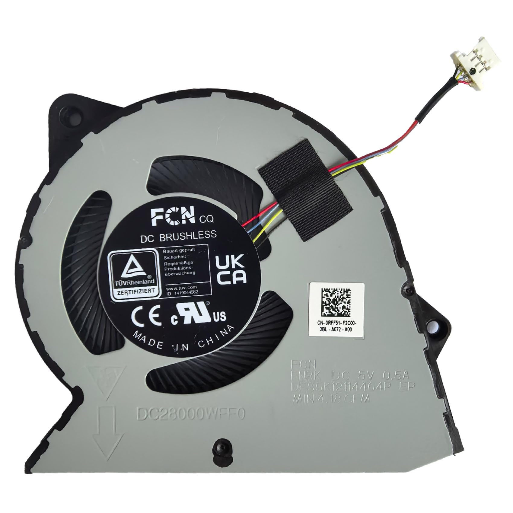 Amazon.co.jp: WWGTMC 交換用CPU冷却ファン Dell Inspiron 15 3510 3511 3515 3520 ...