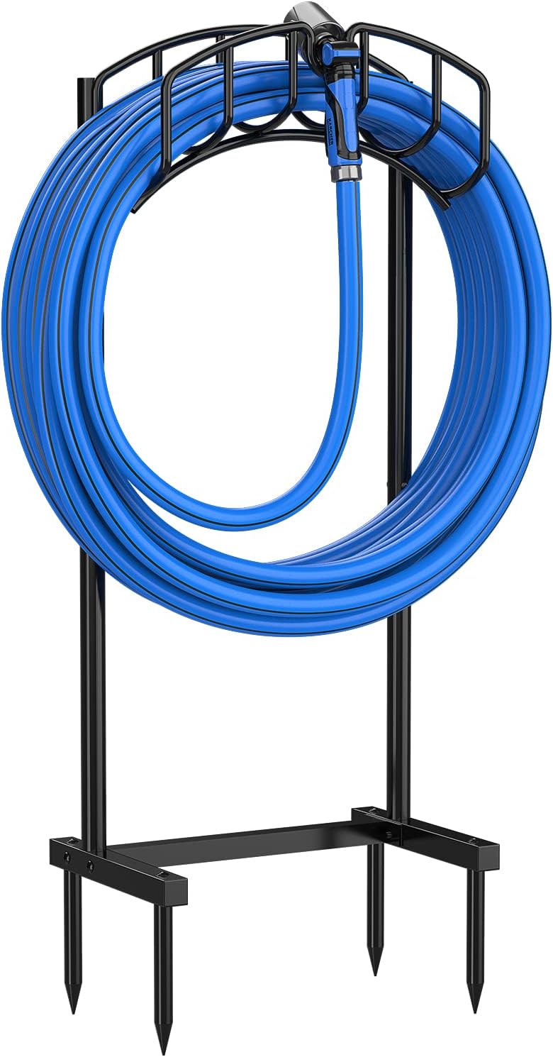 Amazon.com : Minicloss Garden Hose Holder, Detachable Metal Water Hose ...